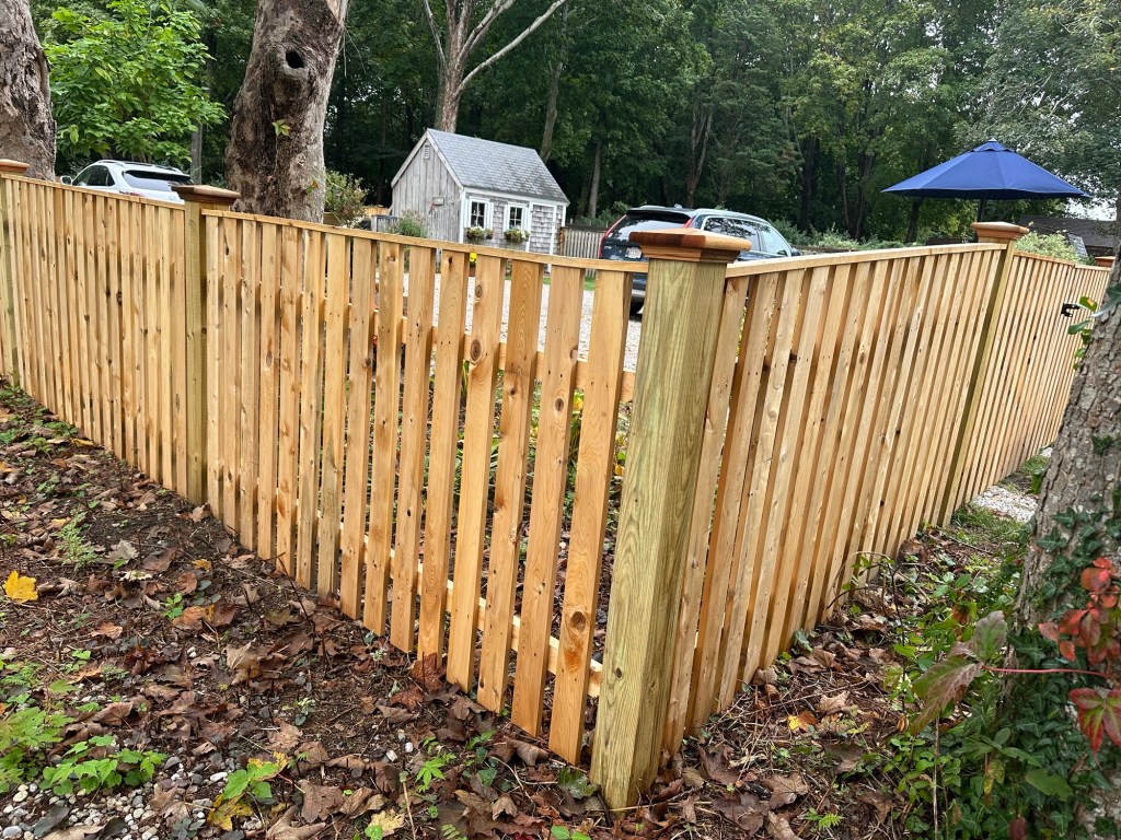 4’ Cedar Board and Spaced Board with Double Gate in Sandwich - ABS ...